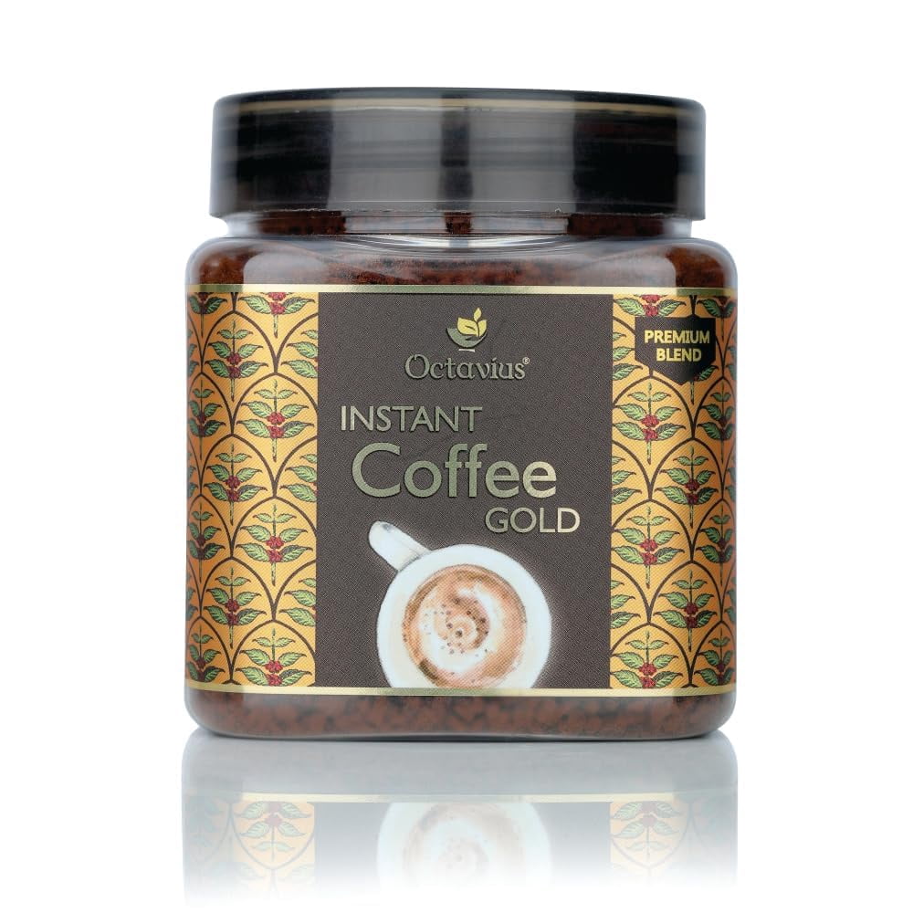 Gold Instant Coffee – Indian Medium-Dark Roast, 100% South India Beans ...