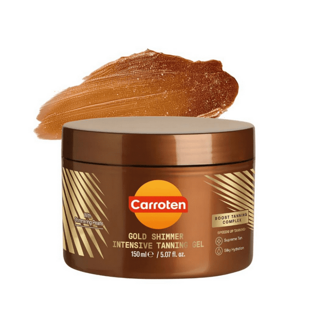 Gold Intensive Tanning Gel Instant Tan Enhancer With Water With Carrot ...