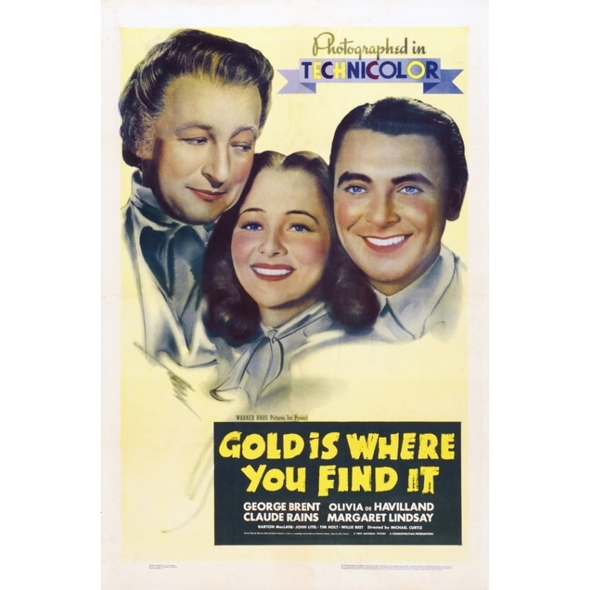 Gold Is Where You Find It Movie Poster Print (27 x 40) - Walmart.com