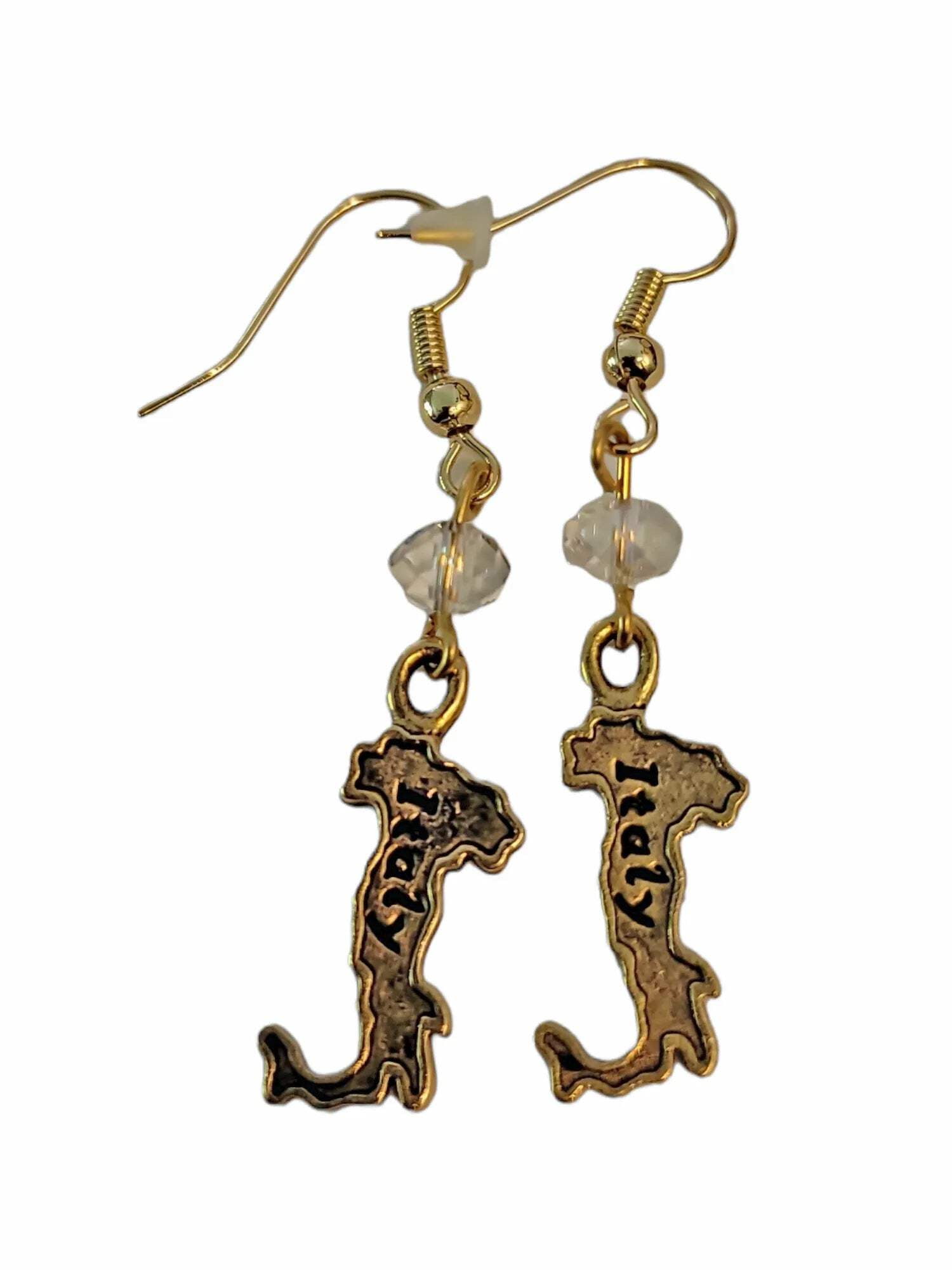 Gold Italy Boot Charm Earrings | A Stylish and Patriotic Way to Show ...