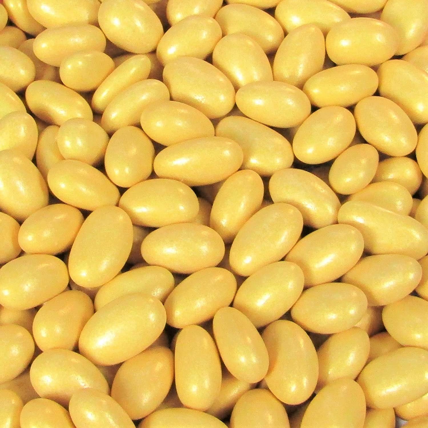 It's Delish Gold Jordan Almonds, 3 LBS Bulk, Vegan Kosher Wedding ...