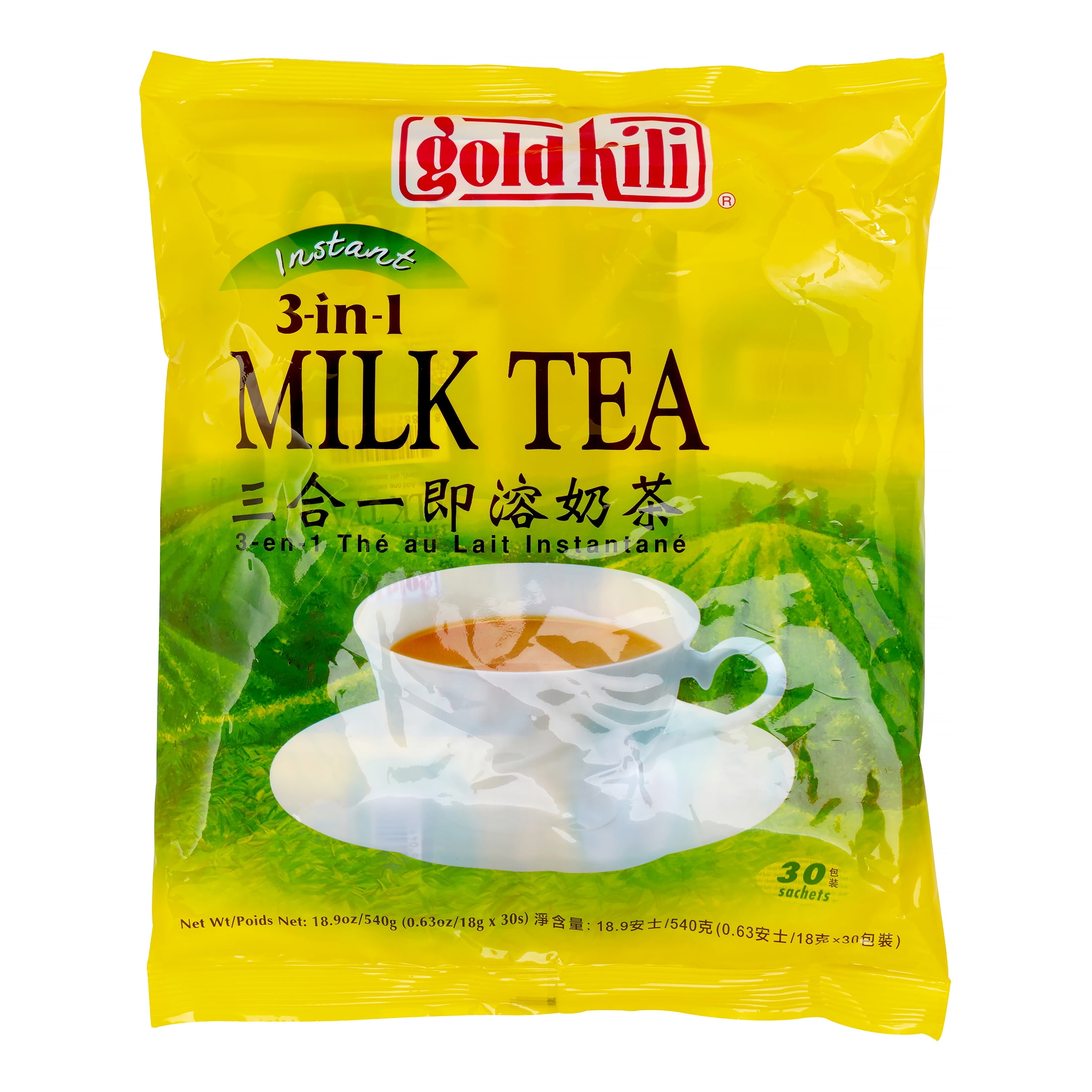 Gold Kili 3-In-1 Instant Milk Tea, 19 Oz - Walmart.com