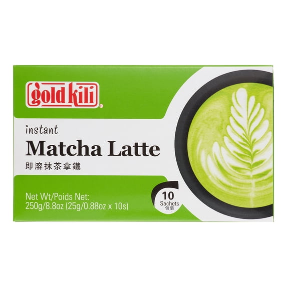 Gold Kili Matcha Latte Powdered Tea, Creamy Beverage with Sugar, 8.8 oz ...