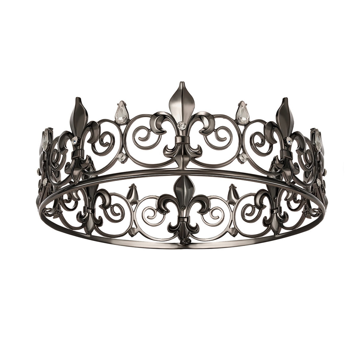 Gold King Crowns for Men Women, Metal Royal Prince Crown and Tiaras for ...