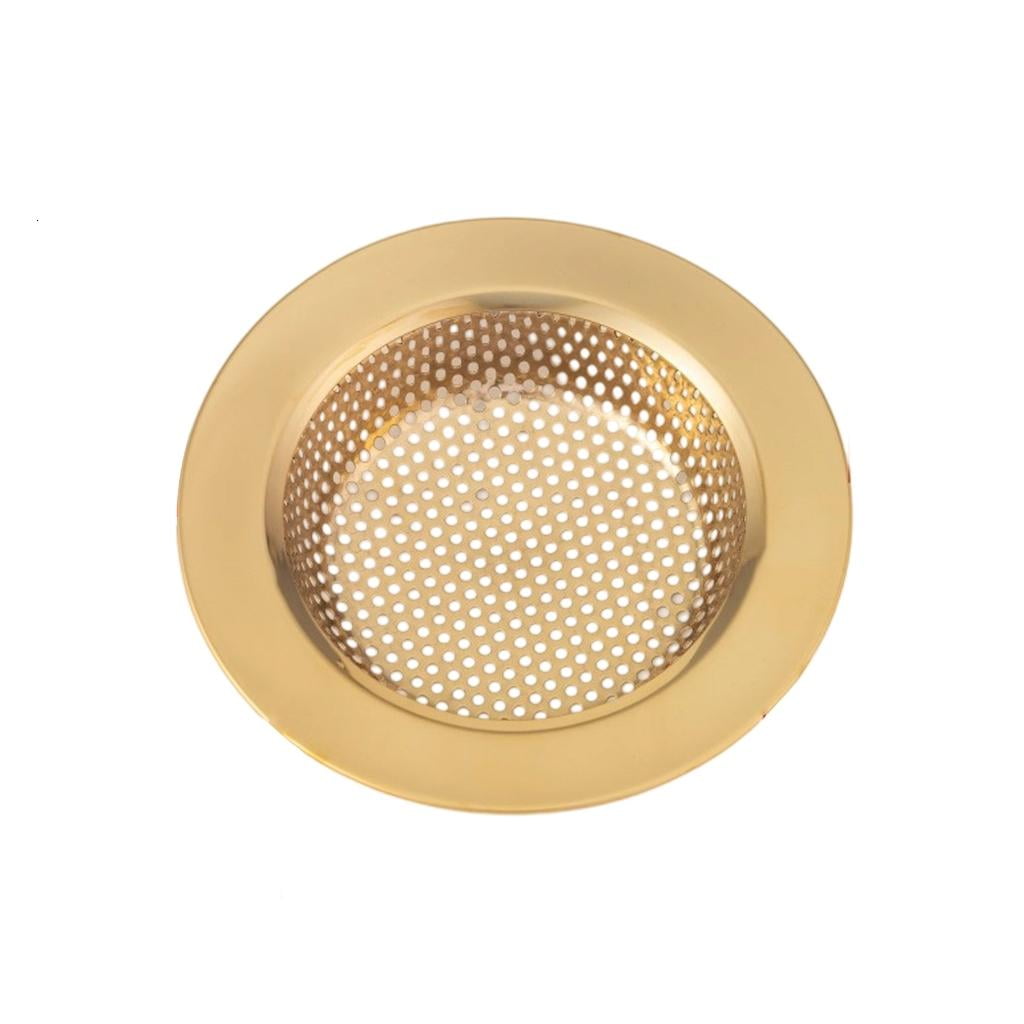 Gold Kitchen Sink Strainer Basket - Fine Mesh Stainless Steel Sink ...