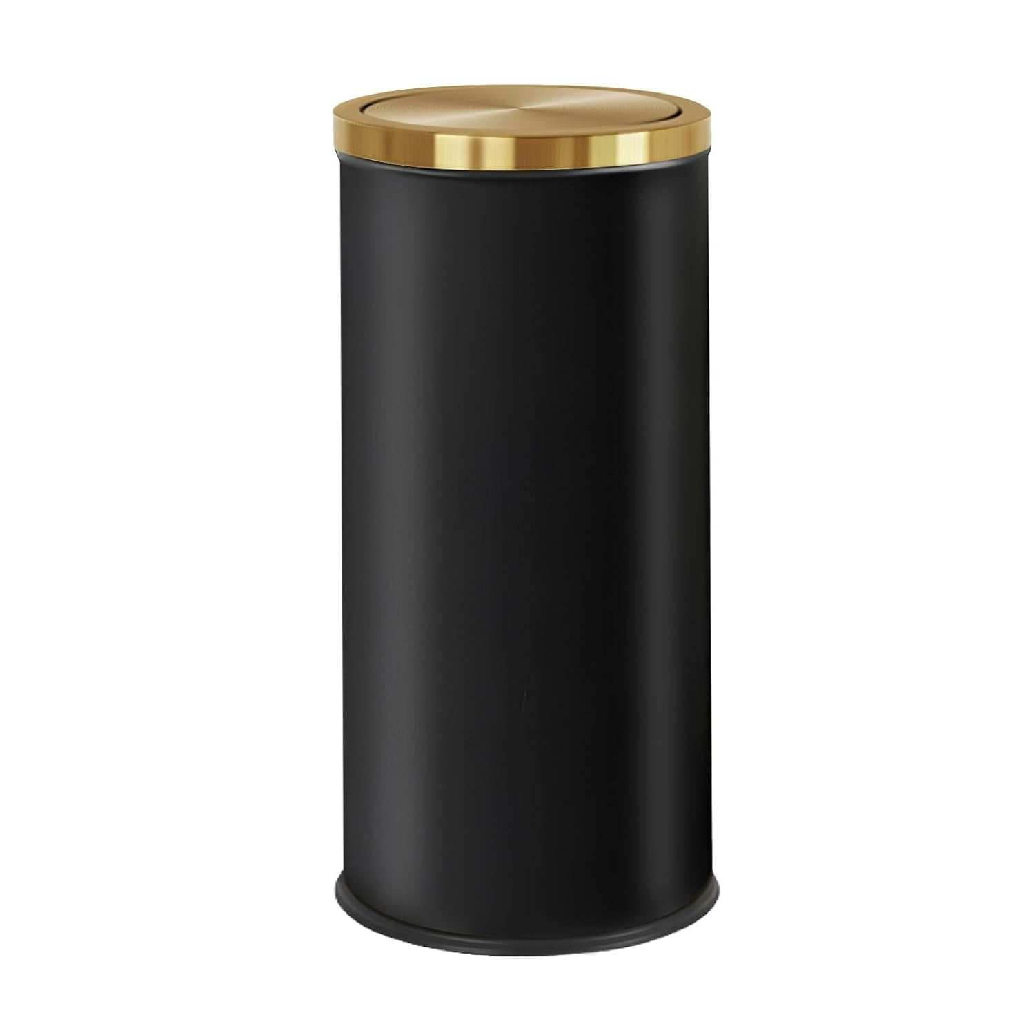 Gold Kitchen Trash Can Golden Brass Commercial Garbage Can Large ...