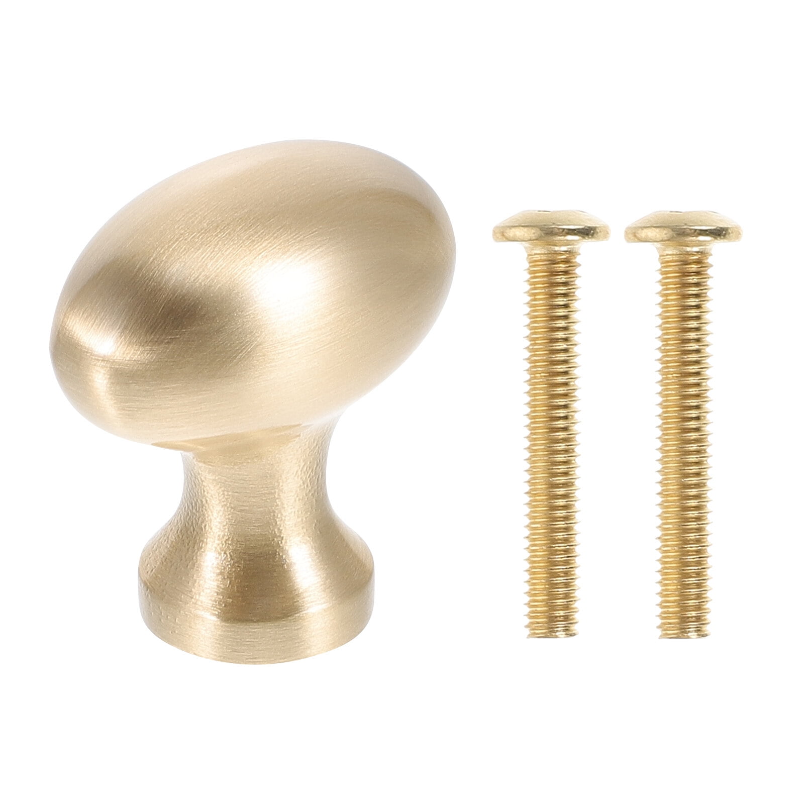 BESTYASH Round Golden Brass Knobs, Sturdy and Safe for Furniture and ...