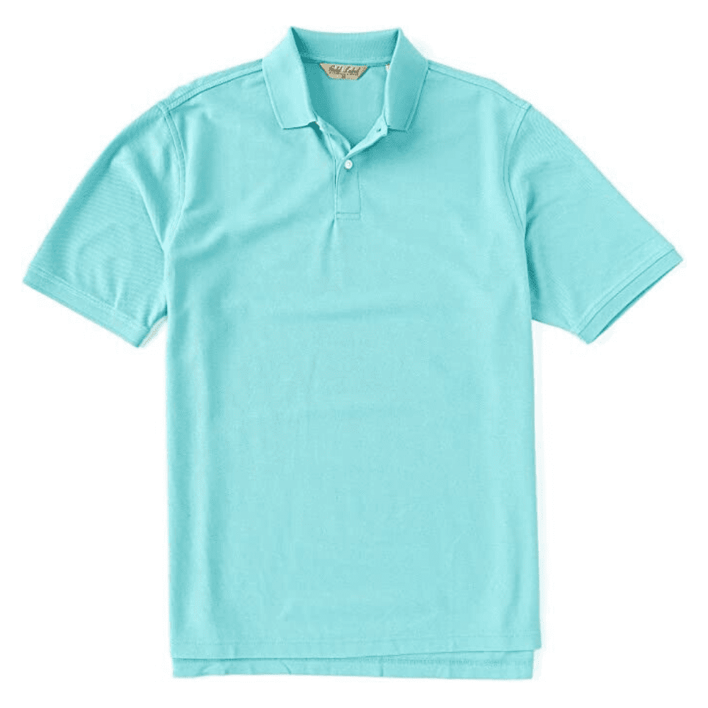 Gold Label Roundtree and Yorke Polo,100% Pima COTTON Pale Turquoise 2XT ...