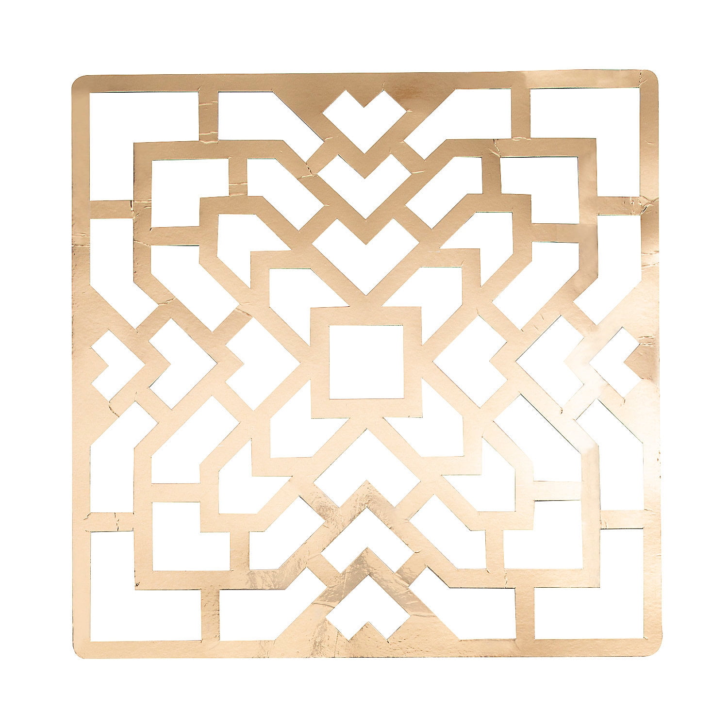 Gold Laser-Cut Square Chargers – 24 Ct. - Walmart.com