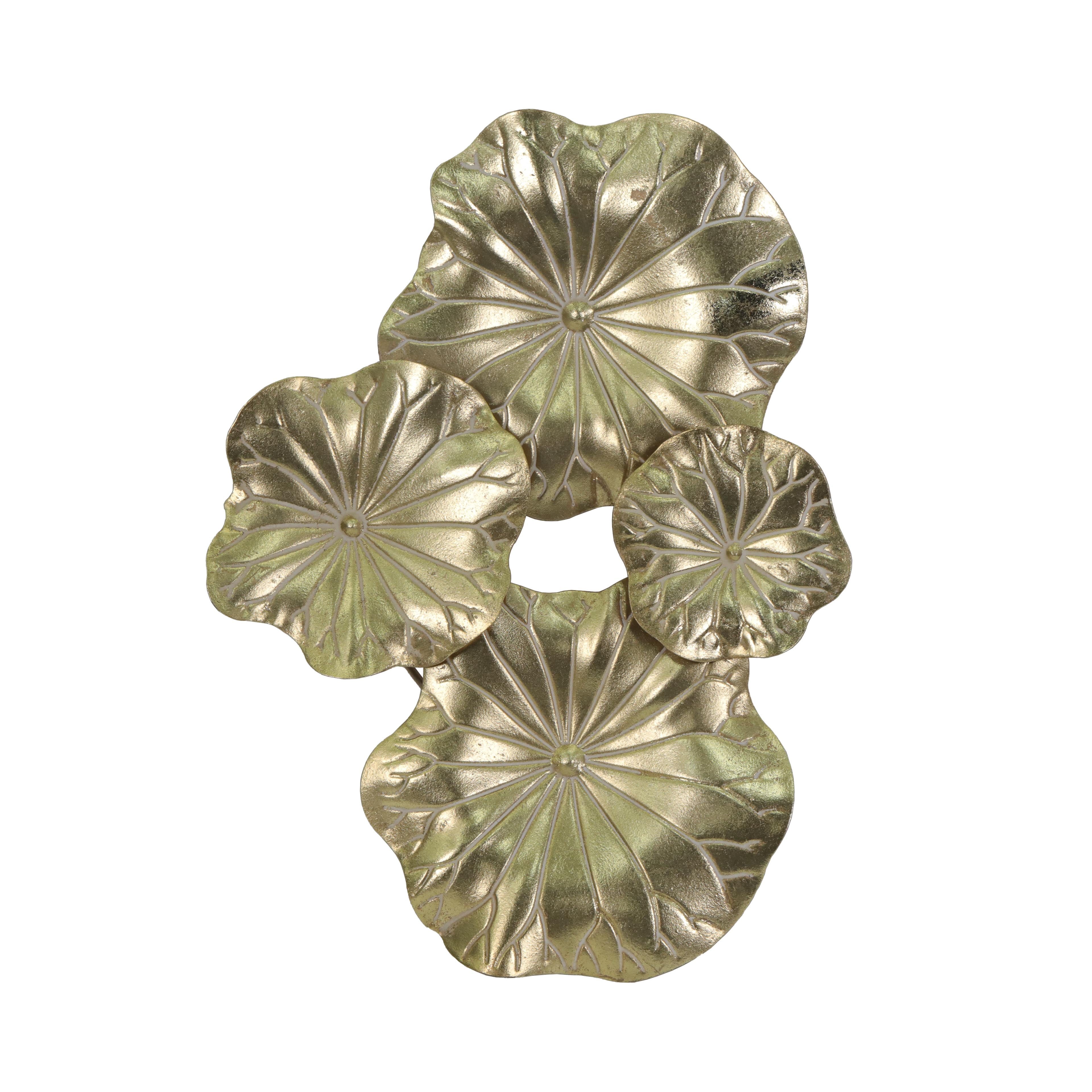 Gold Lily Pad Wall Décor by Ashland® - Spring Home Decor - Walmart.com