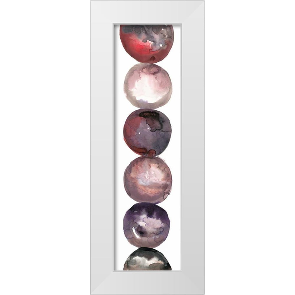 Gold, Lora 12x32 White Modern Wood Framed Museum Art Print Titled ...