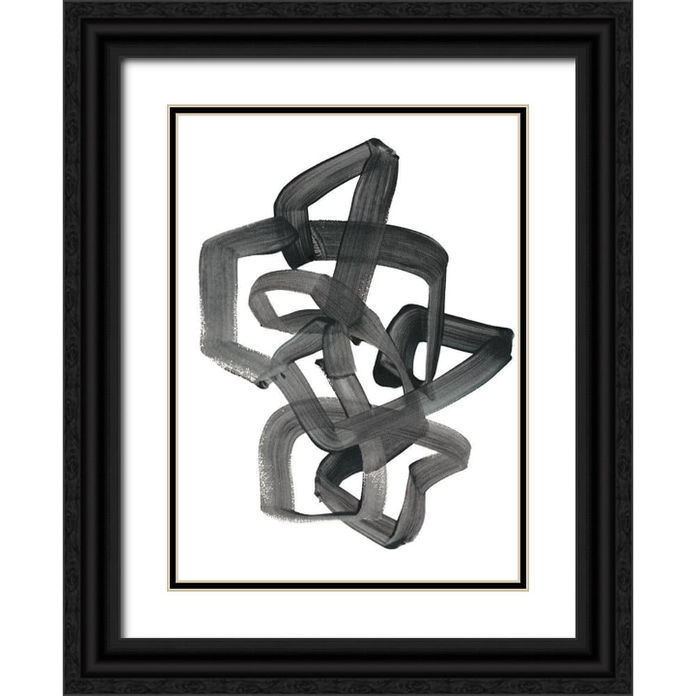Gold, Lora 14x18 Black Ornate Wood Framed with Double Matting Museum ...