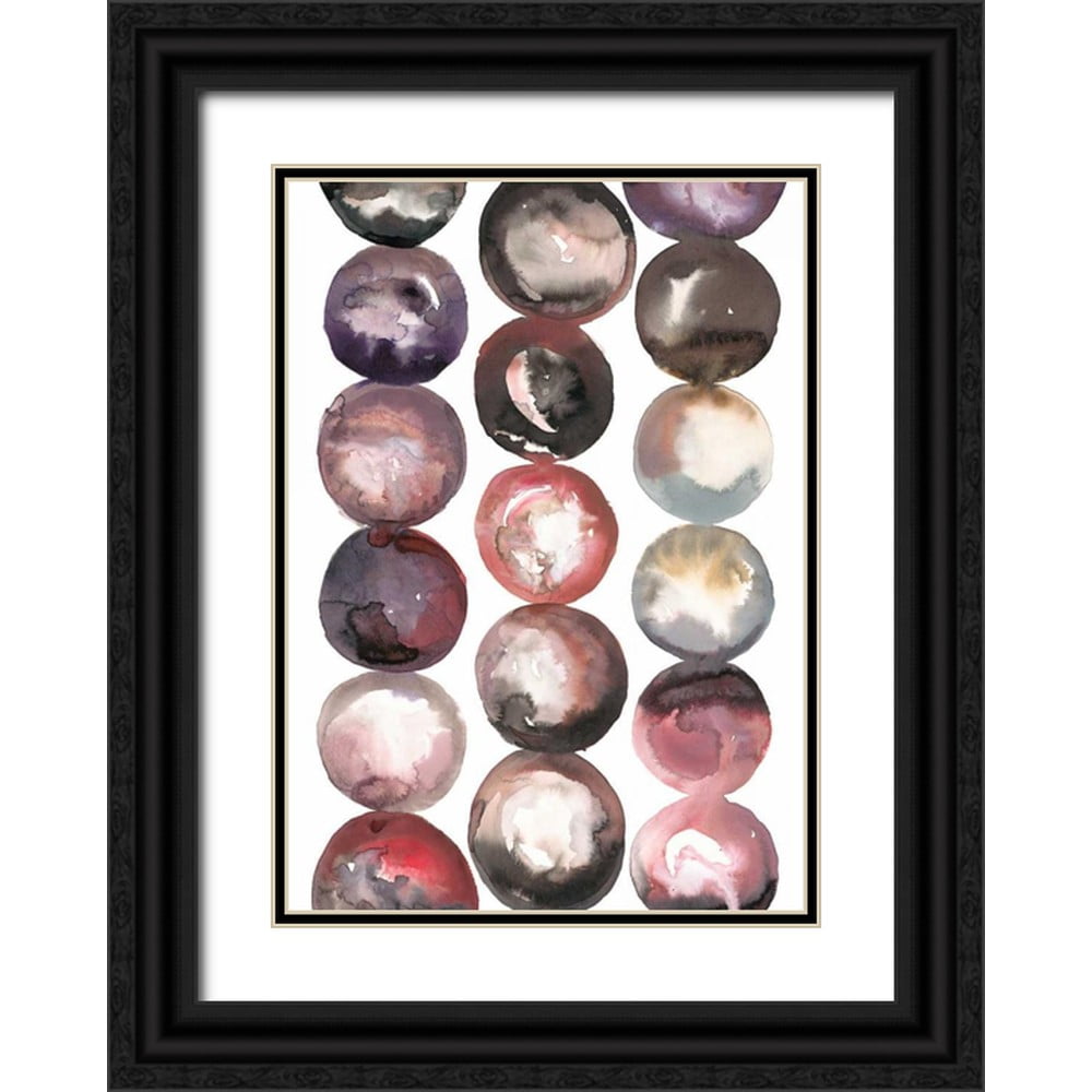 Gold, Lora 14x18 Black Ornate Wood Framed with Double Matting Museum ...