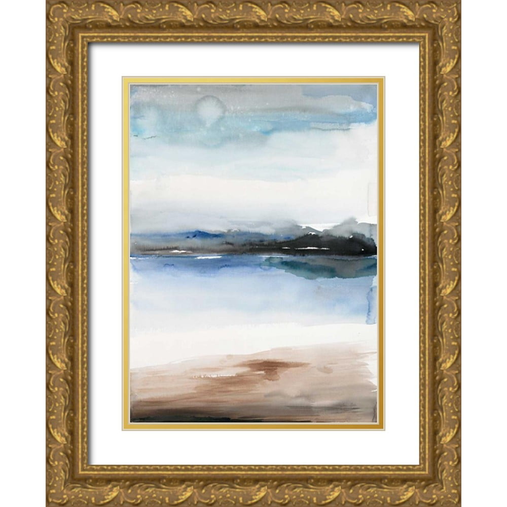 Gold, Lora 14x18 Gold Ornate Wood Framed with Double Matting Museum Art ...