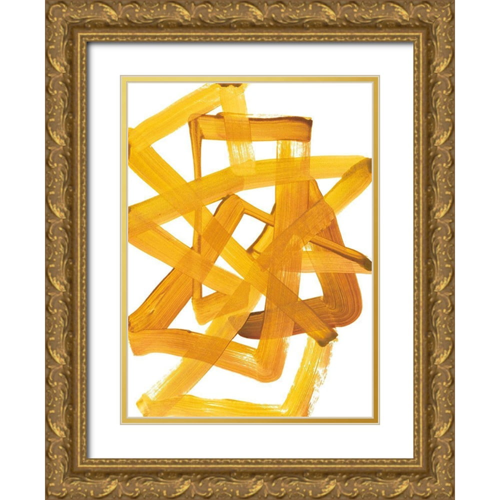 Gold, Lora 14x18 Gold Ornate Wood Framed with Double Matting Museum Art ...