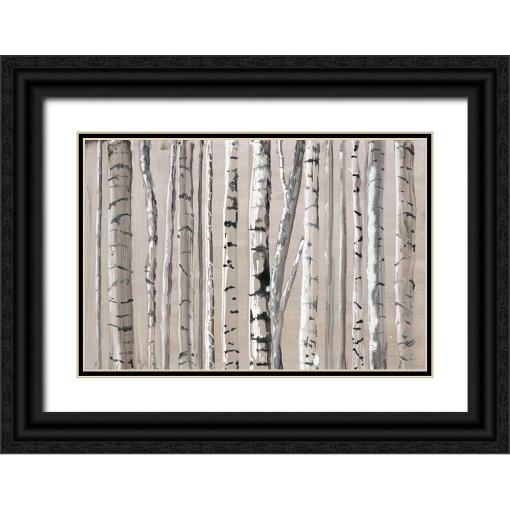 Gold, Lora 18x13 Black Ornate Wood Framed with Double Matting Museum ...