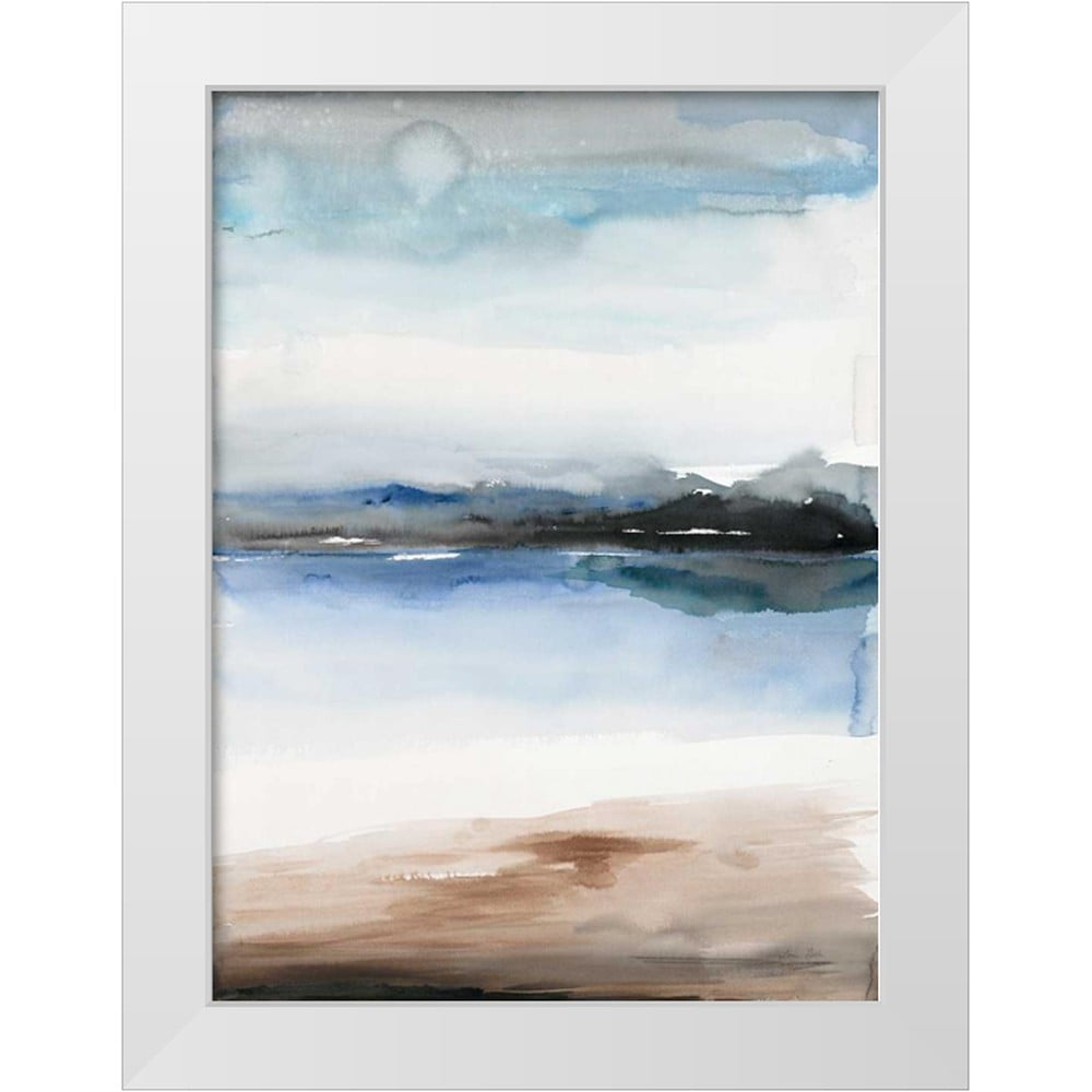 Gold, Lora 19x24 White Modern Wood Framed Museum Art Print Titled ...