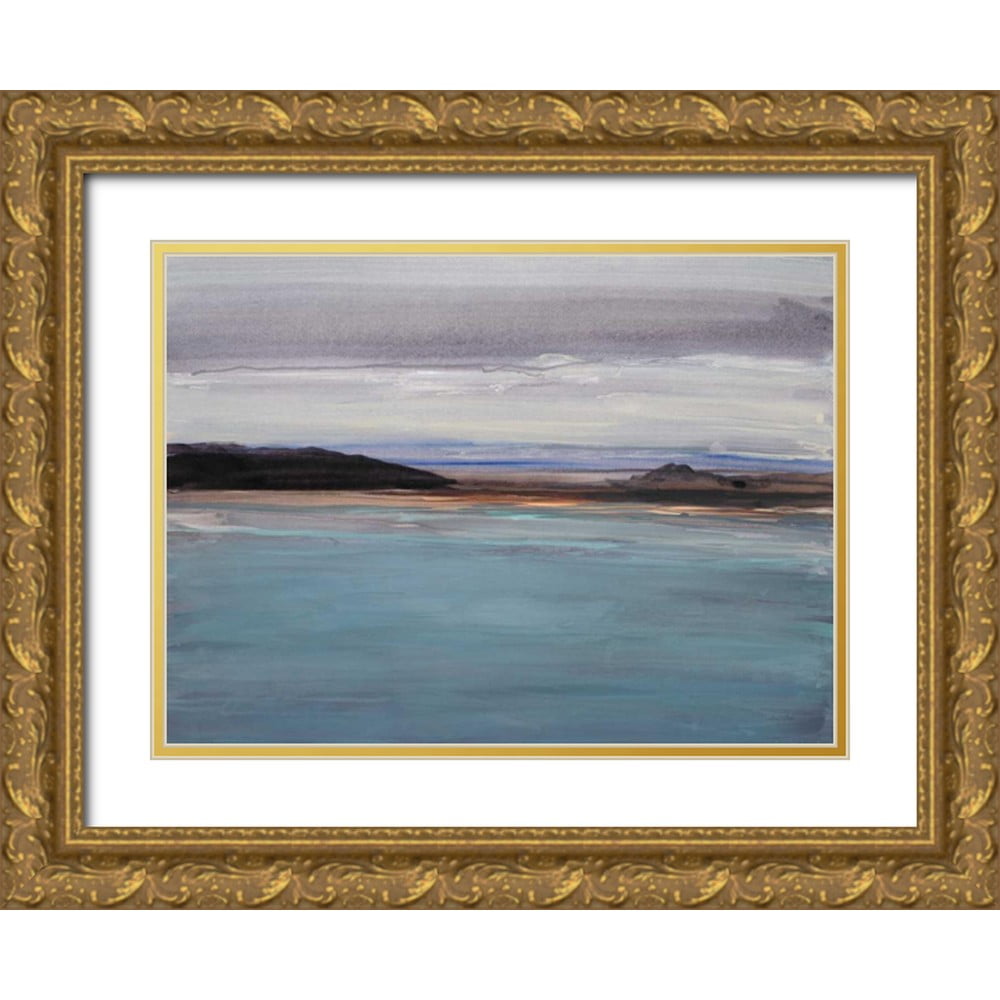 Gold, Lora 24x19 Gold Ornate Wood Framed with Double Matting Museum Art ...