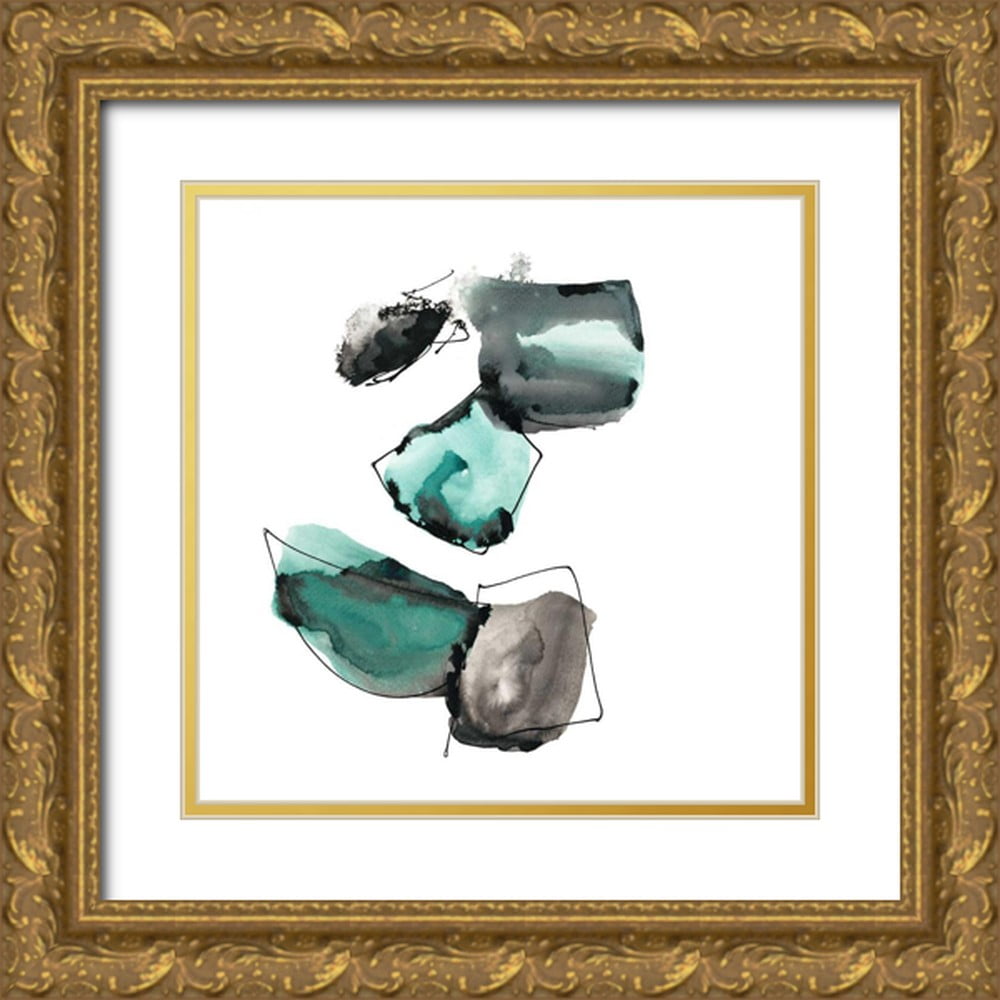 Gold, Lora 26x26 Gold Ornate Wood Framed with Double Matting Museum Art ...