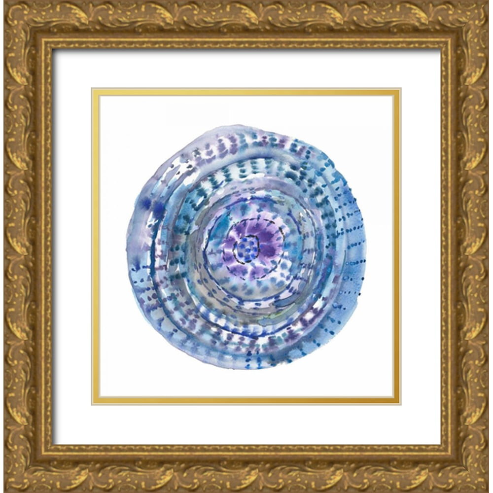 Gold, Lora 26x27 Gold Ornate Wood Framed with Double Matting Museum Art ...