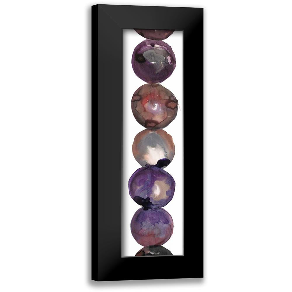 Gold, Lora 7x14 Black Modern Framed Museum Art Print Titled - Circular ...