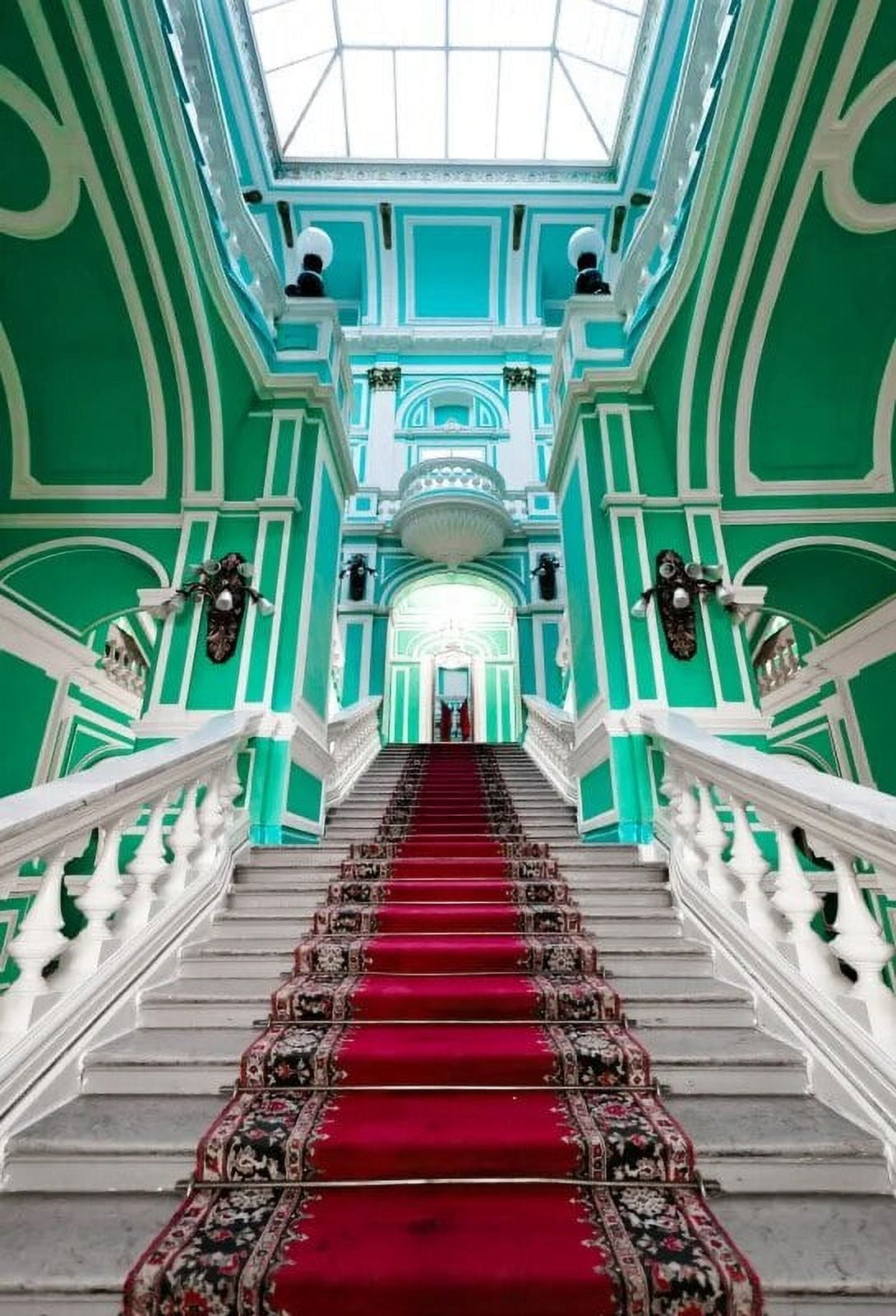 Gold Luxurious Backdrop Church European Castle Golden Red Carpet Lover ...