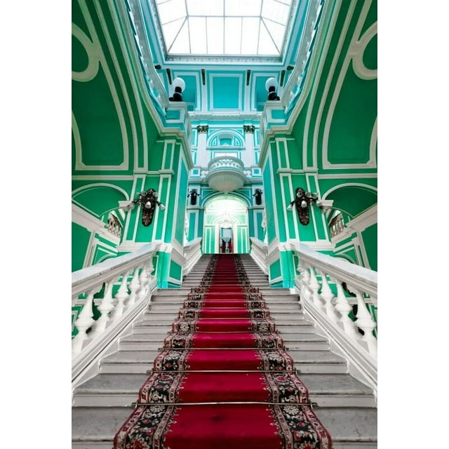 Gold Luxurious Backdrop Church European Castle Golden Red Carpet Lover ...