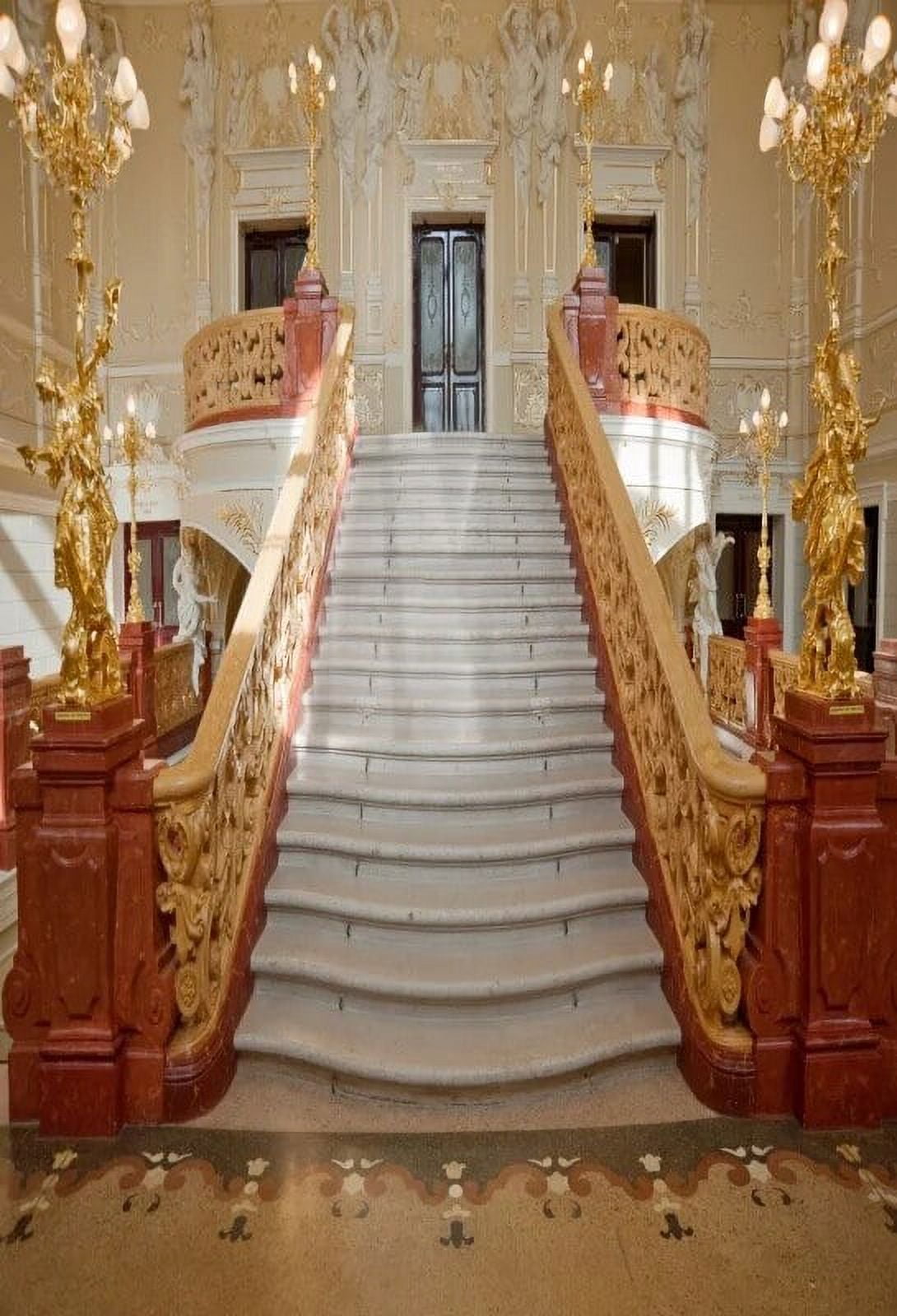 Gold Luxurious Backdrop Church European Castle Golden Red Carpet Lover ...