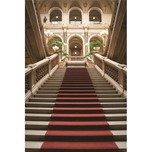 Gold Luxurious Backdrop Church European Castle Golden Red Carpet Lover ...