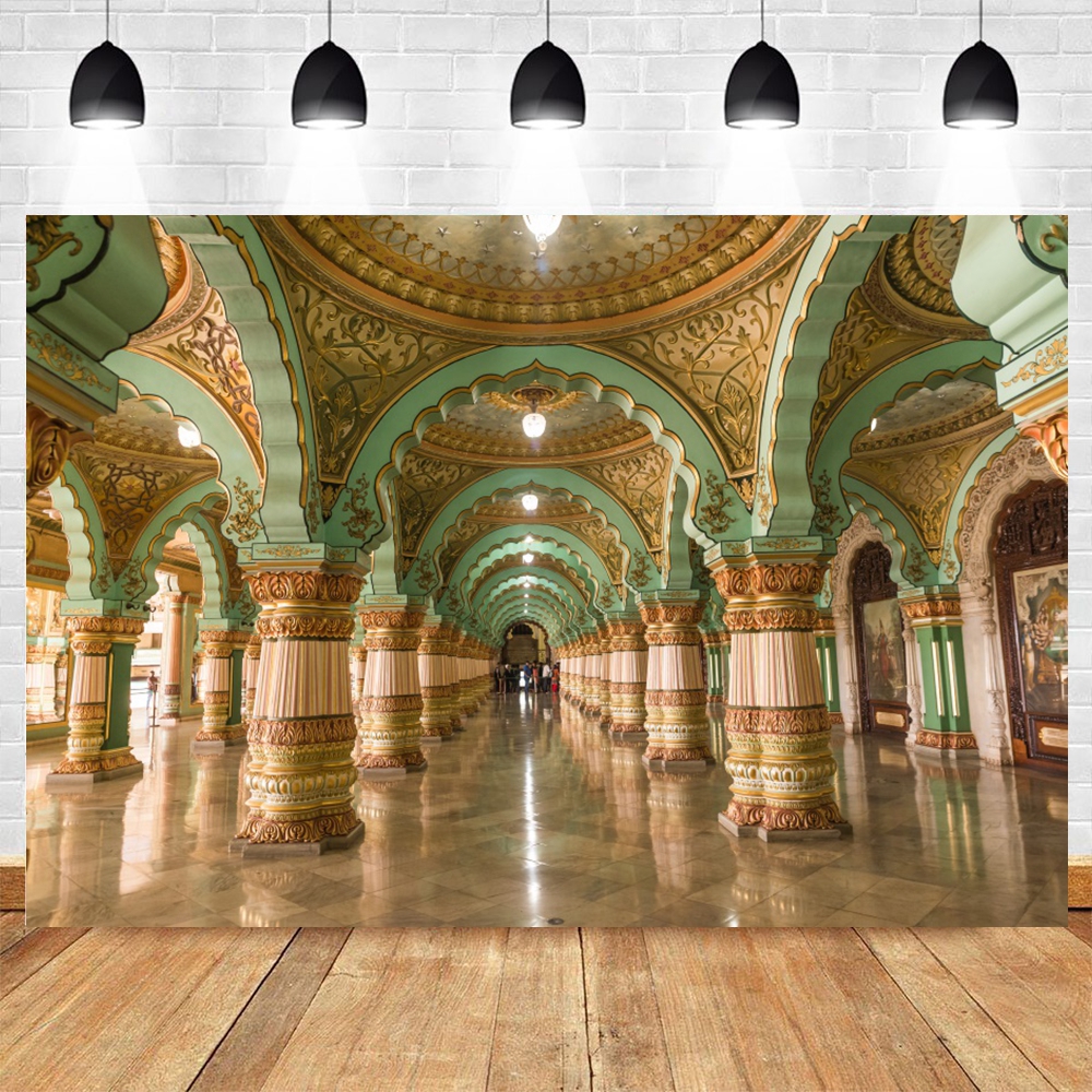 Gold Luxurious Palace Backdrop Old Church European Castle Vintage ...