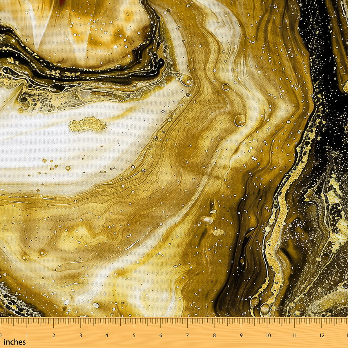 Gold Marble Upholstery Fabric,Glitter Marbling Texture Indoor Outdoor ...