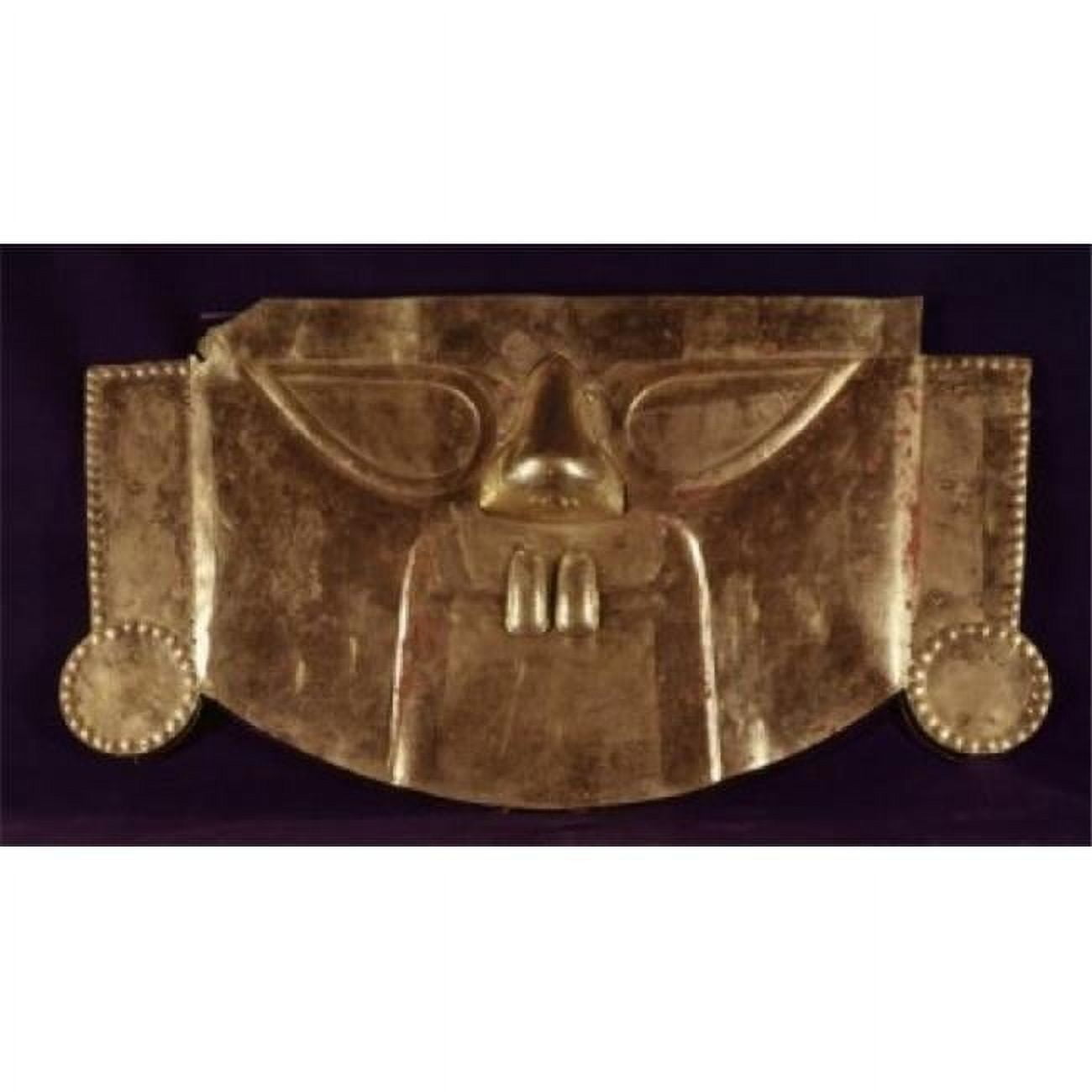 Gold Mask 14th C. Chimu Culture Peru Pre-Columbian Poster Print - 18 x ...