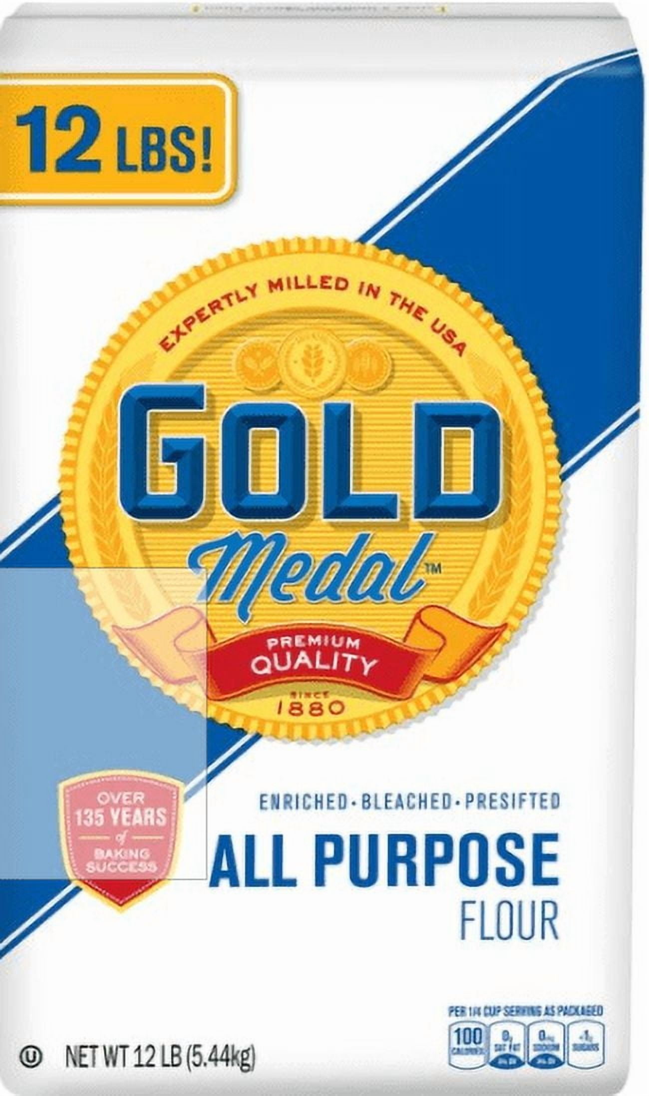 Gold Medal All-Purpose Flour for Regular Cooking and Bread Baking, 12 ...