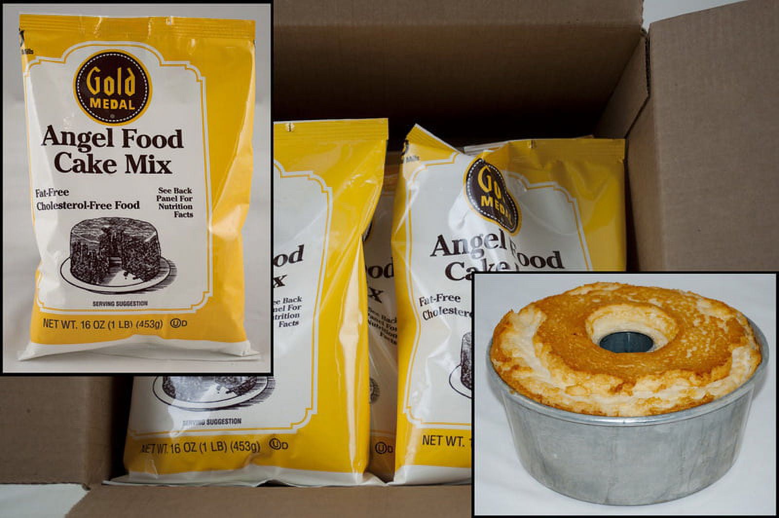Gold Medal Angel Food Cake Mix, 1 Lb Bag (Pack of 12) - Walmart.com