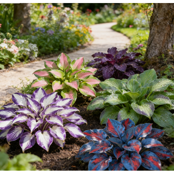 Gold Medal Hosta Plants Hosta Collection Bulbs Ornamental Hard-Simple ...