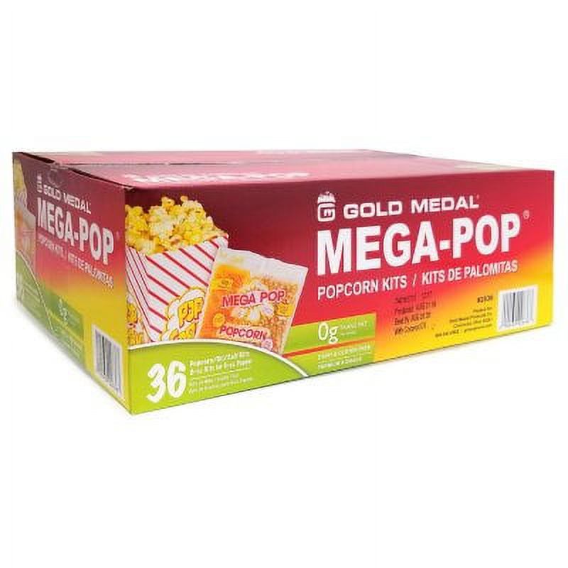Gold Medal Mega Pop Popcorn Kit (6 oz. kit, 36 ct.) - Walmart.com