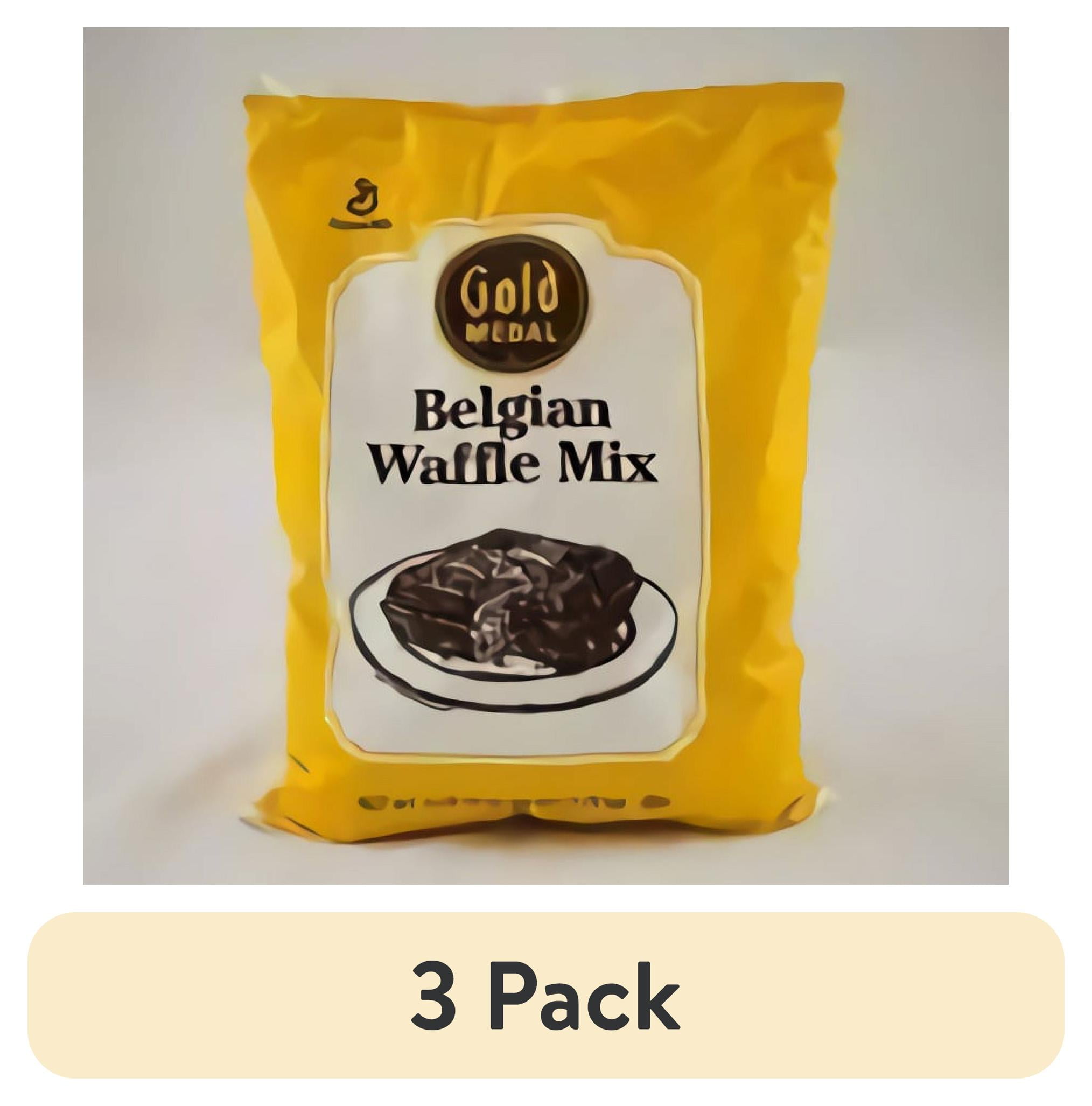 (3 pack) Gold Medal Mix, Belgian Waffle, 3.75 Pound - Walmart.com