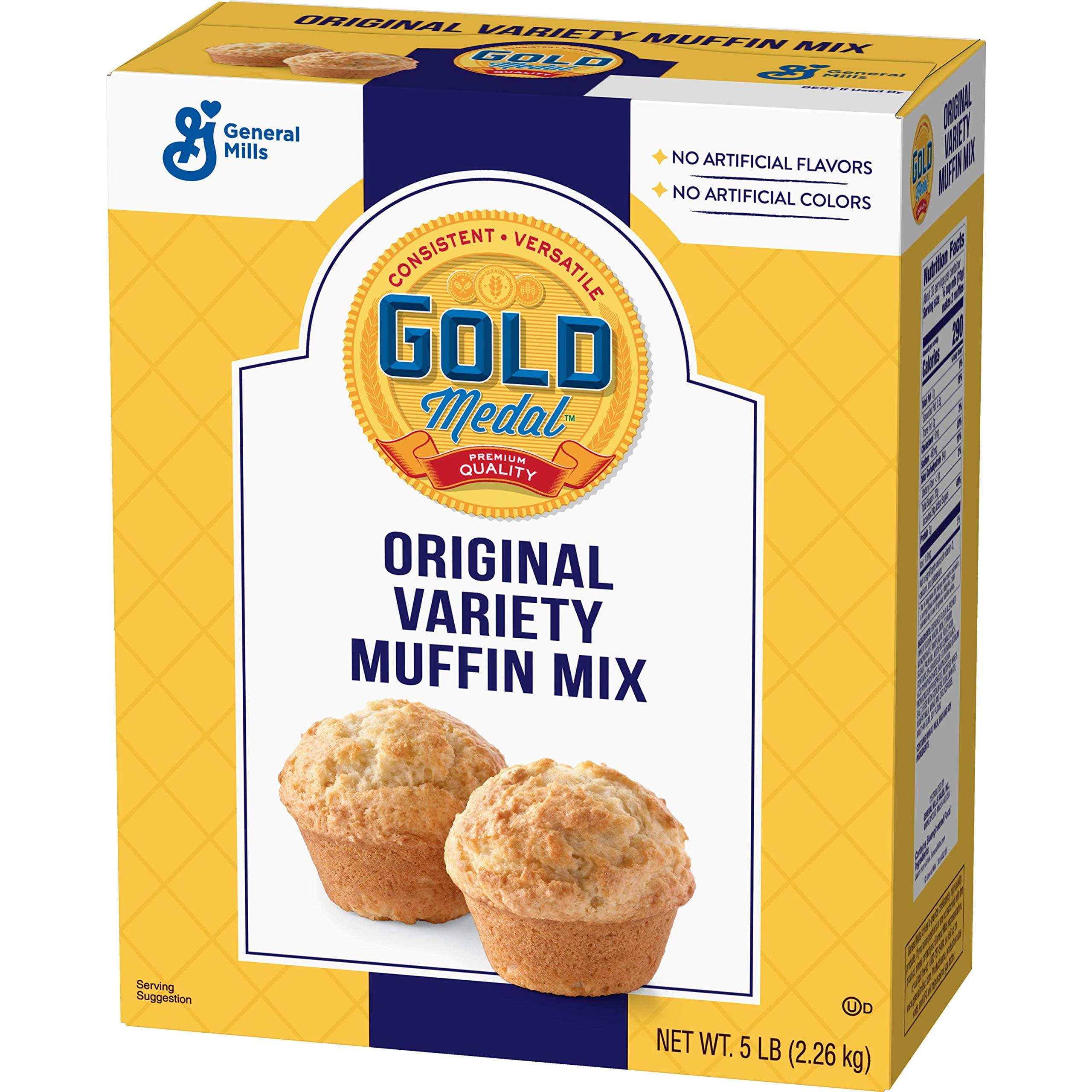 Gold Medal Original Variety Muffin Mix, 5 Lb Box (Pack Of 6) - Walmart.com