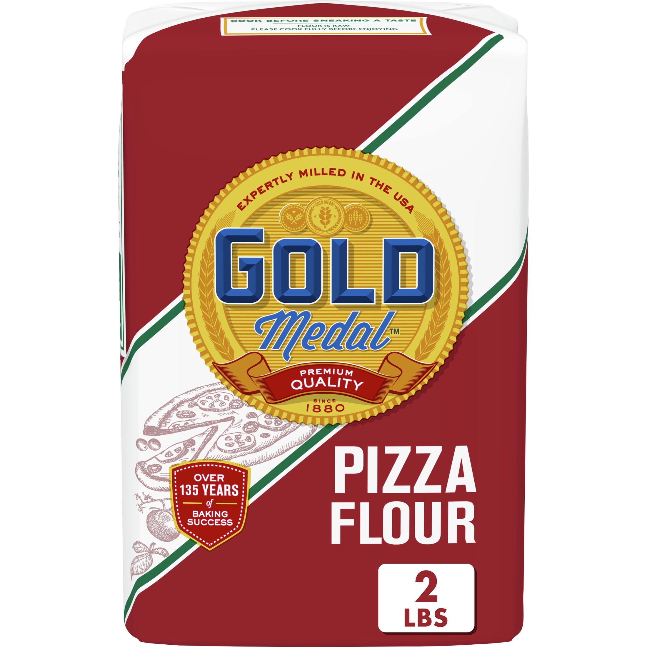 Gold Medal Pizza Flour, Deep Dish and Thin Crust Pizza, 2 lb - Walmart.com