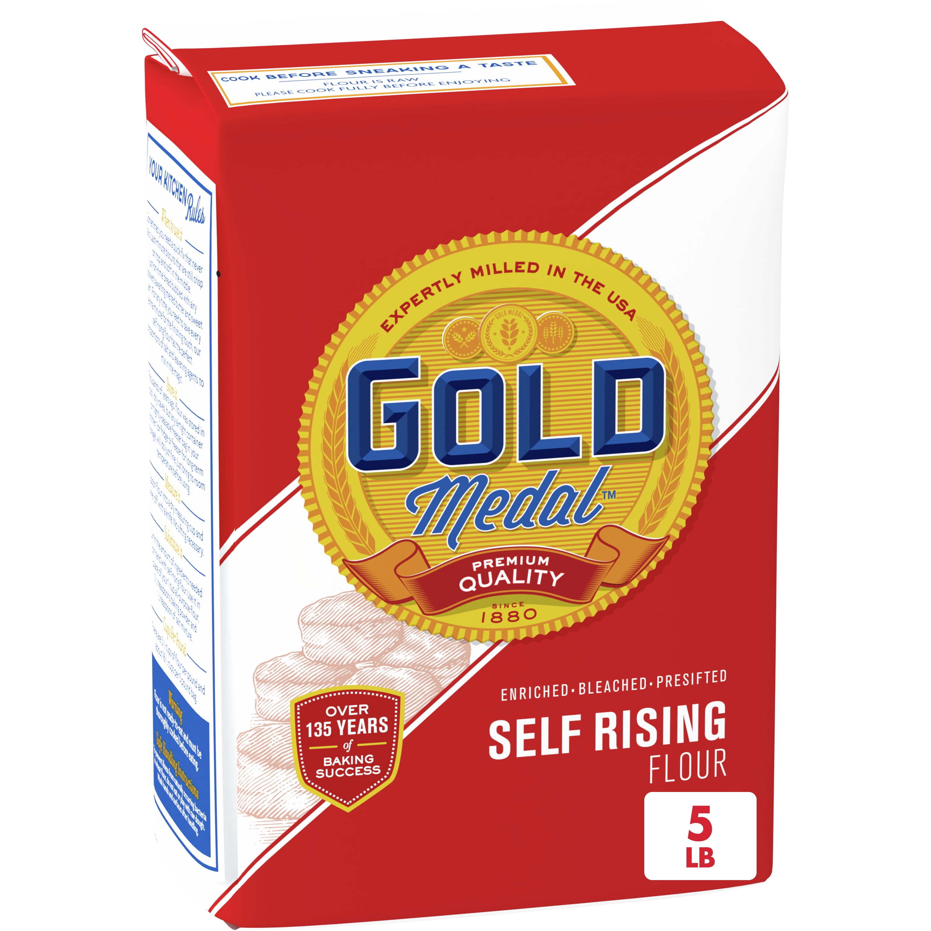 Gold Medal Premium Quality Self Rising Flour For Baking, 5 lb ...