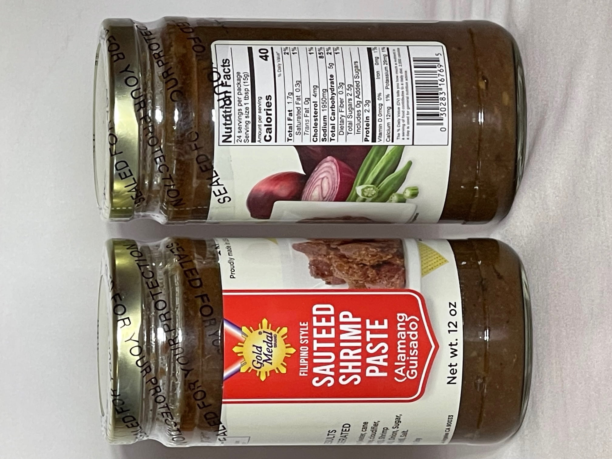 Gold Medal Sauteed Shrimp Paste (Alamang Guisado) 12 oz per pack (2 ...