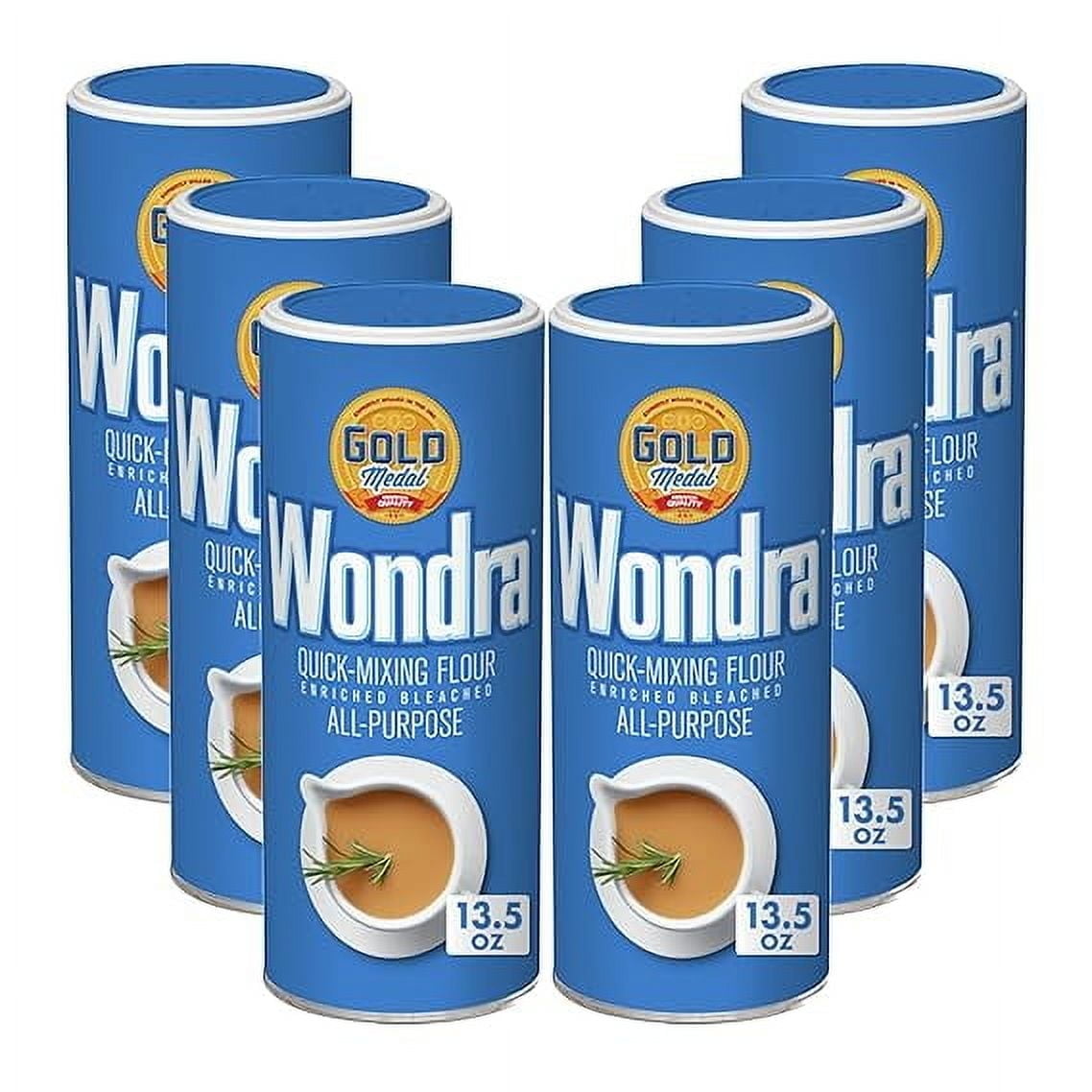 Gold Medal Wondra Quick Mixing Flour, 13.5 Ounce -- 6 per case ...