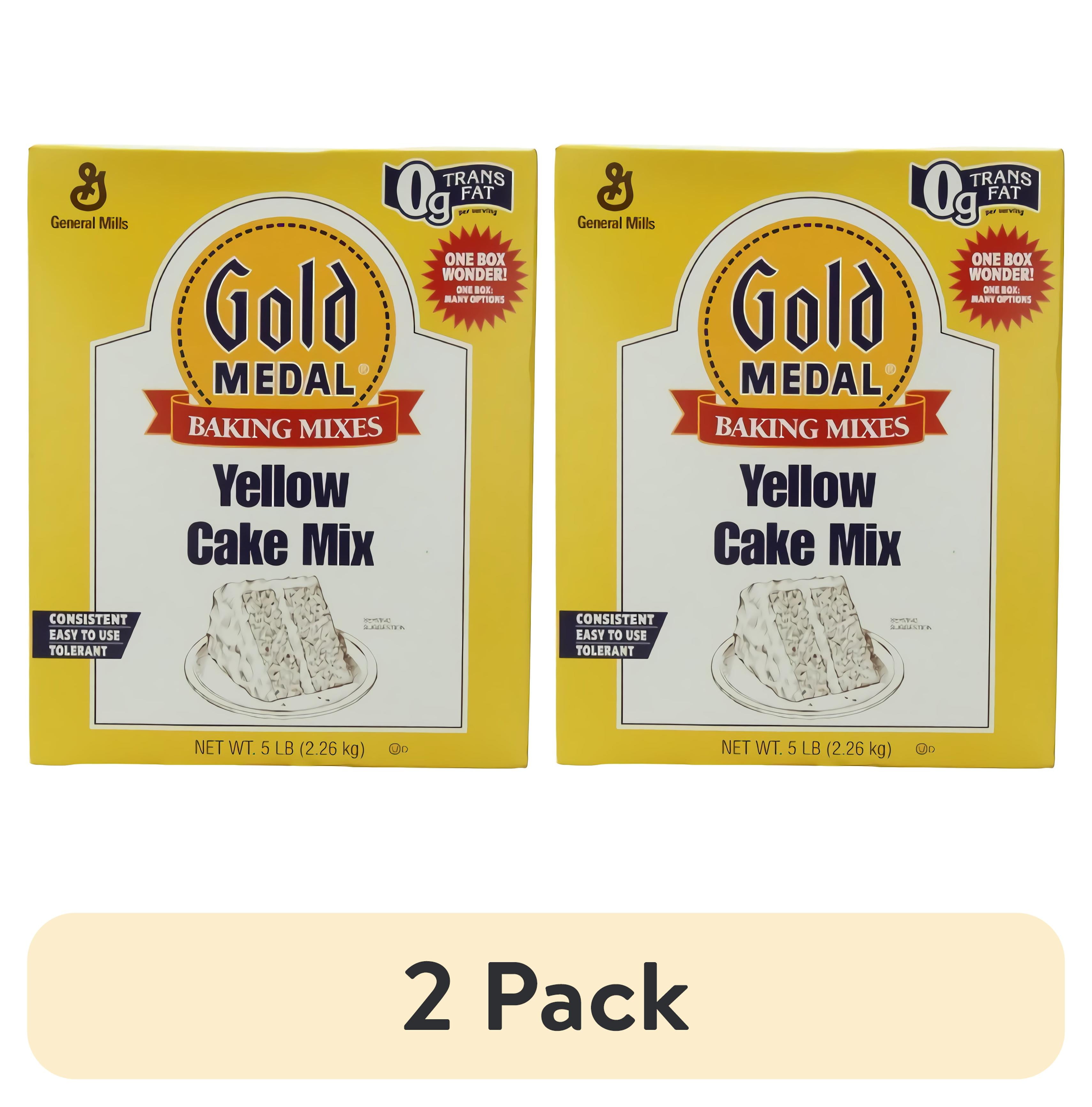(2 pack) Gold Medal Yellow Cake Mix, 5-Pound - Walmart.com