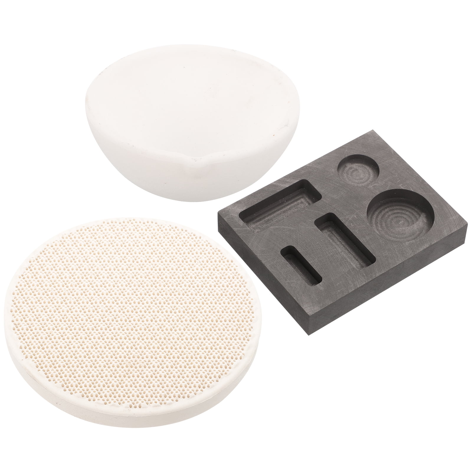 Gold Melting Tools Kit Melting Gold Tool Graphite Ingot Mold Graphite ...