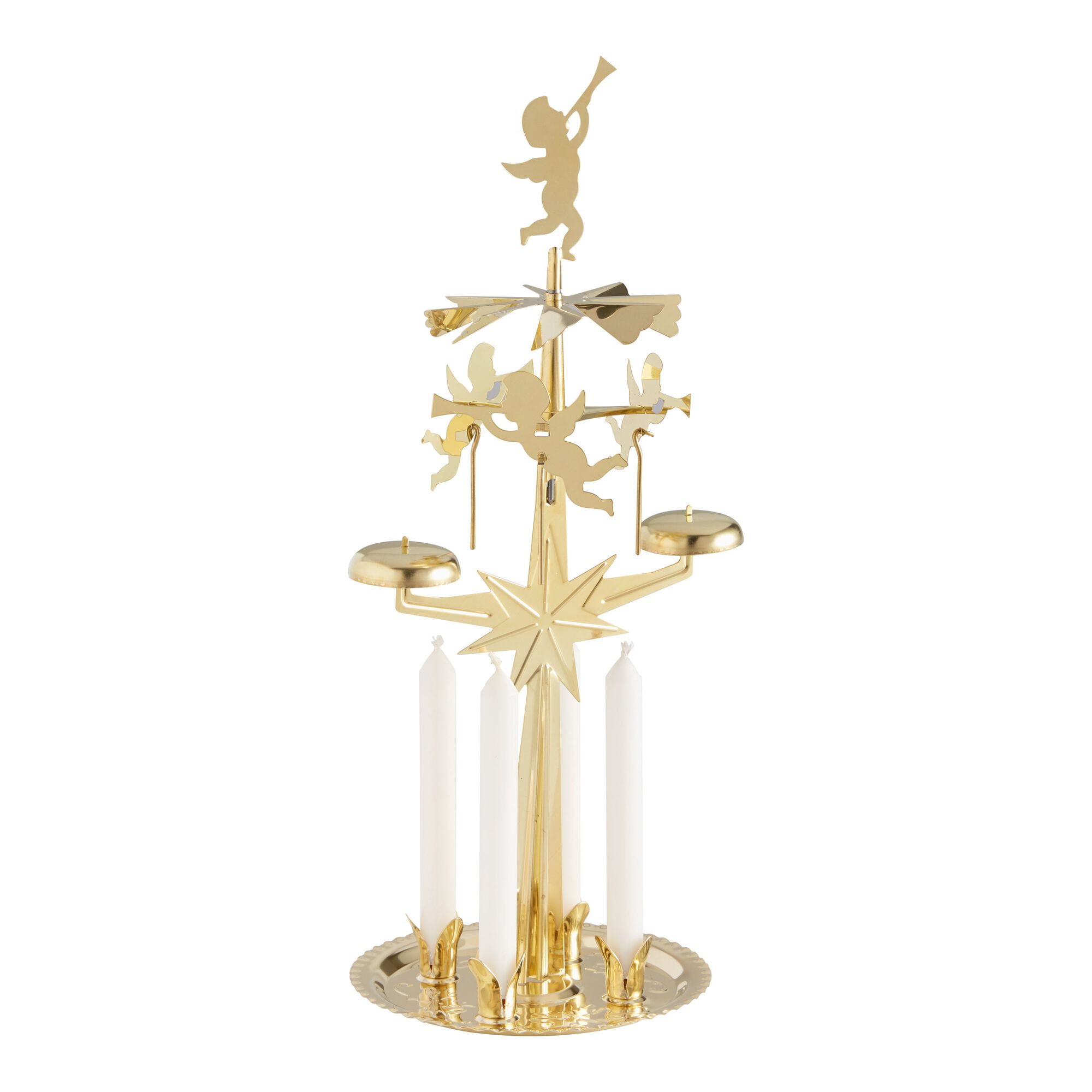 Gold Metal Angel Chime Pack of 2 - Walmart.com