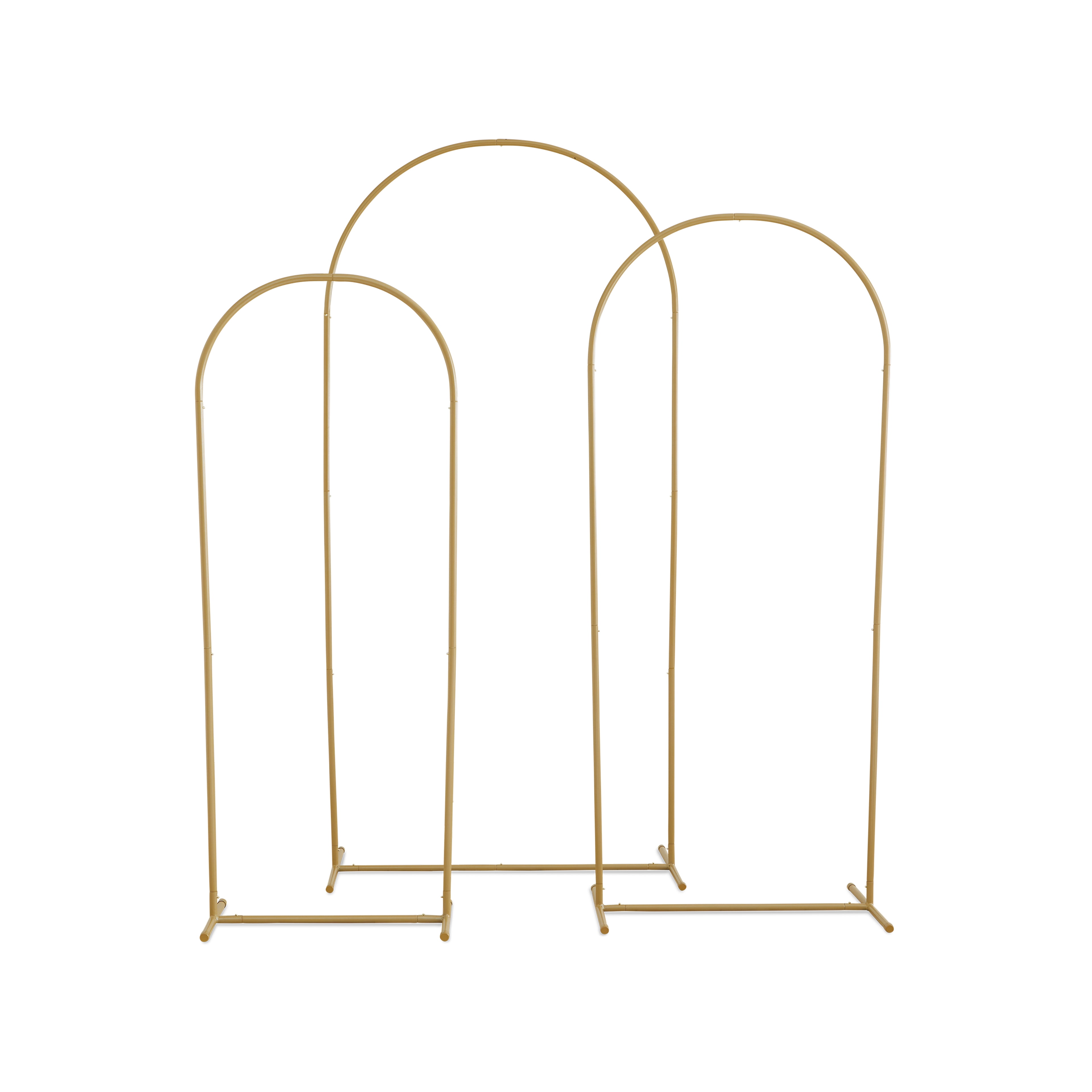 Gold Metal Backdrop Arches - Set of 3 by Celebrate It – Decorative ...