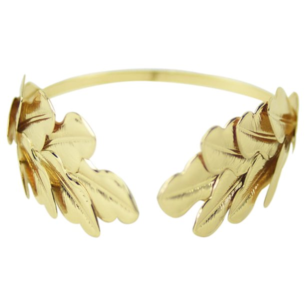 Gold Metal Caesar Leaf Crown King Headwear Roman Emperor Costume Prop ...