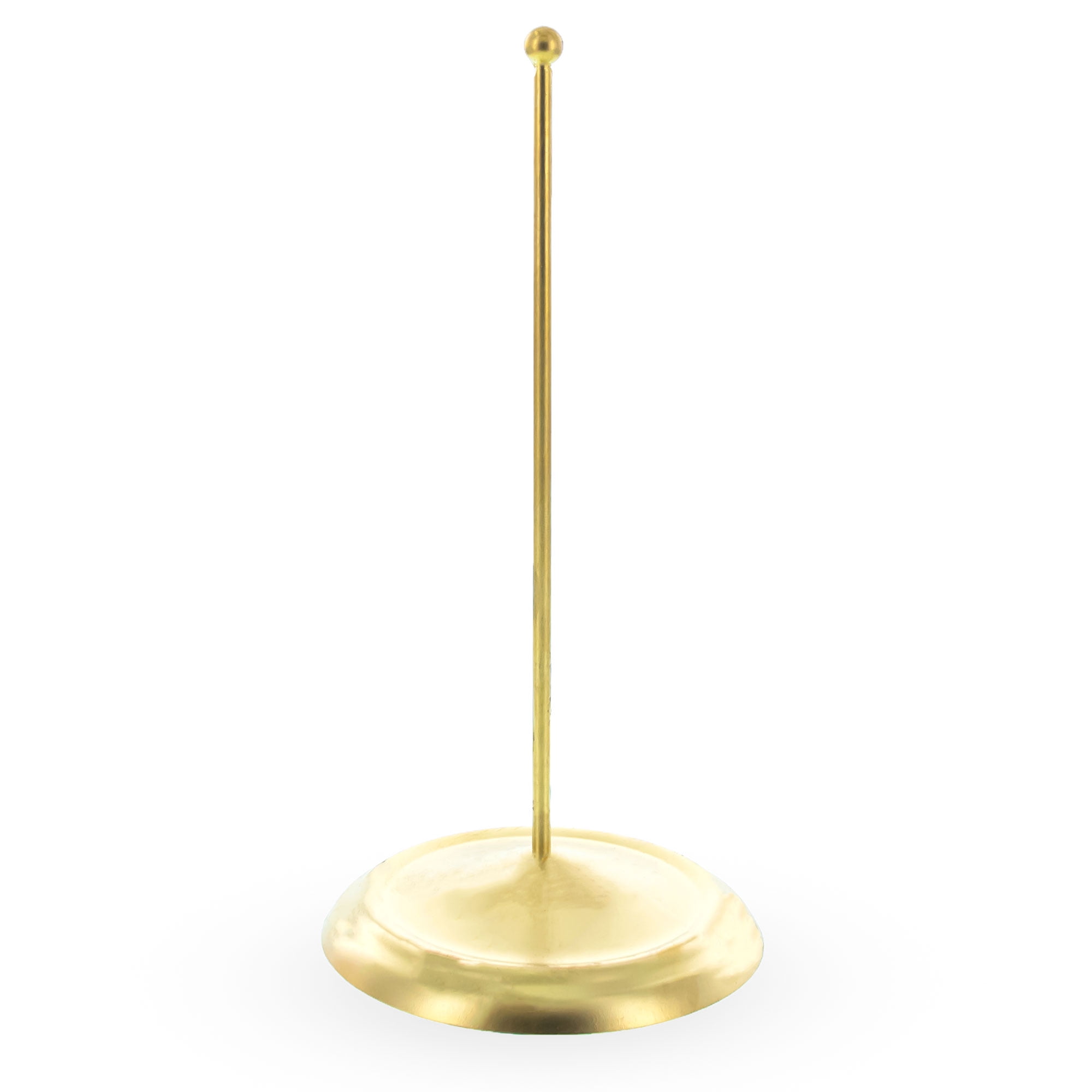 Upright Gold Metal Christmas Tree Topper Finial Stand Display Stand 7.2 ...