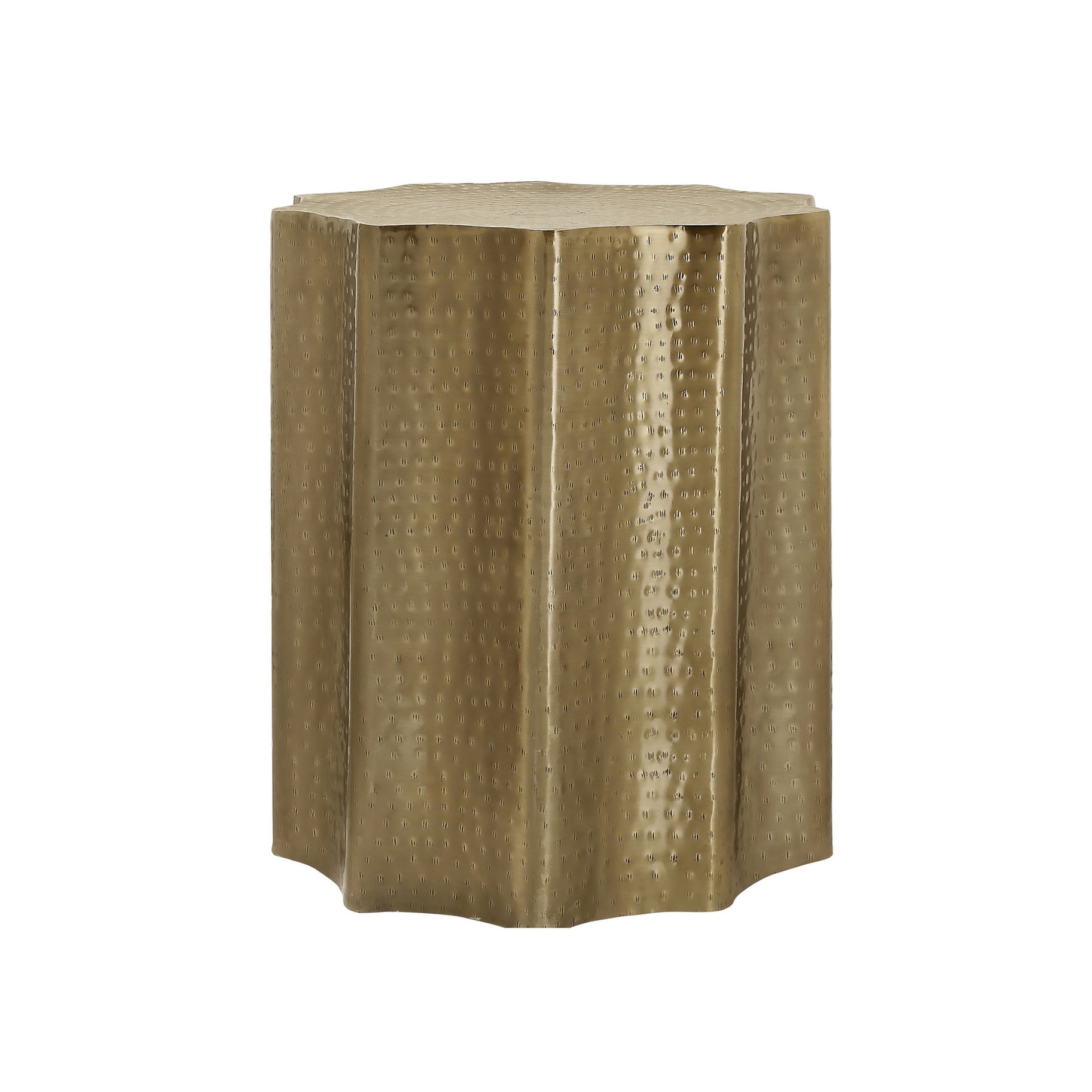 Gold Metal - Hammered Texture - Living Room - Decorative Accent Piece ...