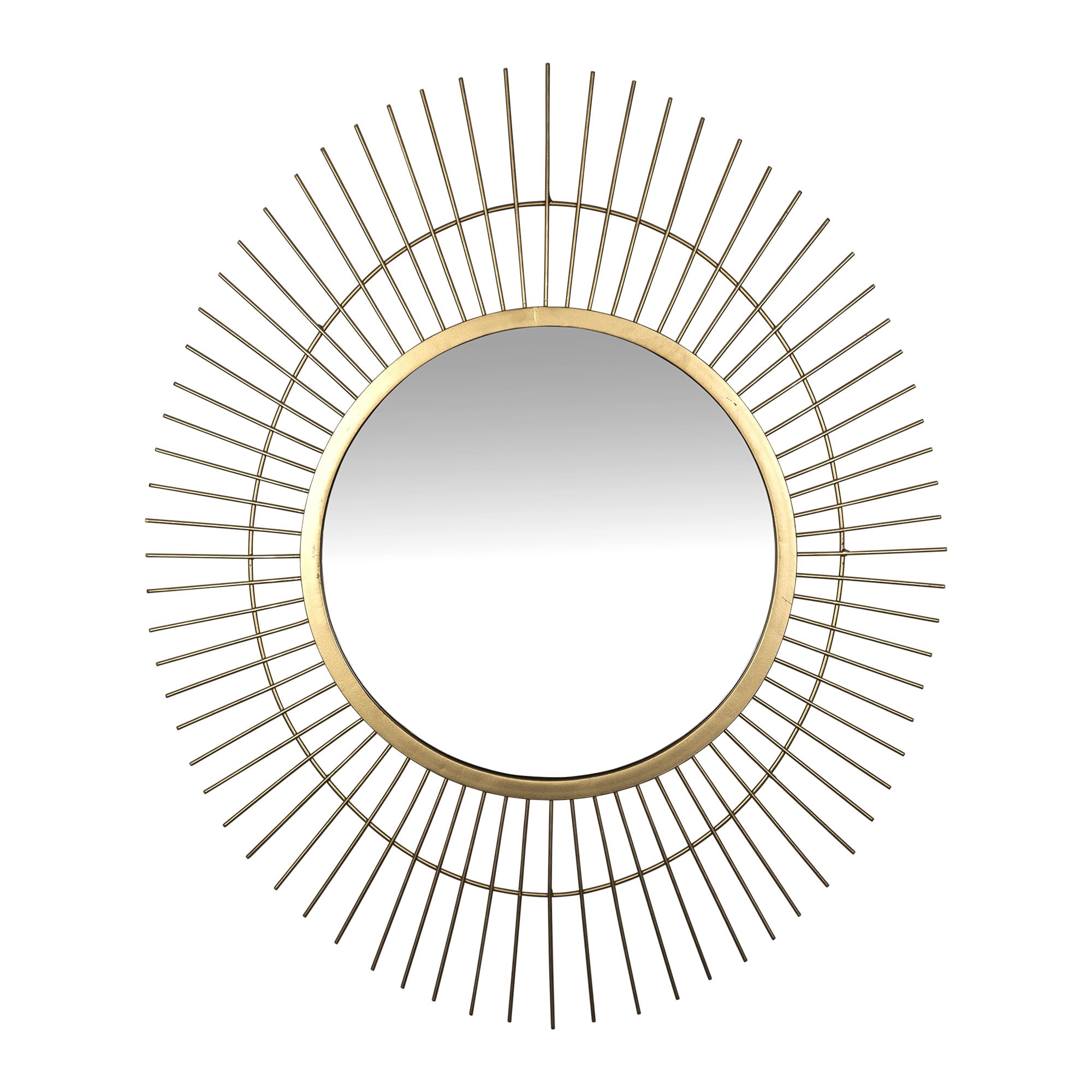 Gold Metal Spiked Wall Mirror - Walmart.com